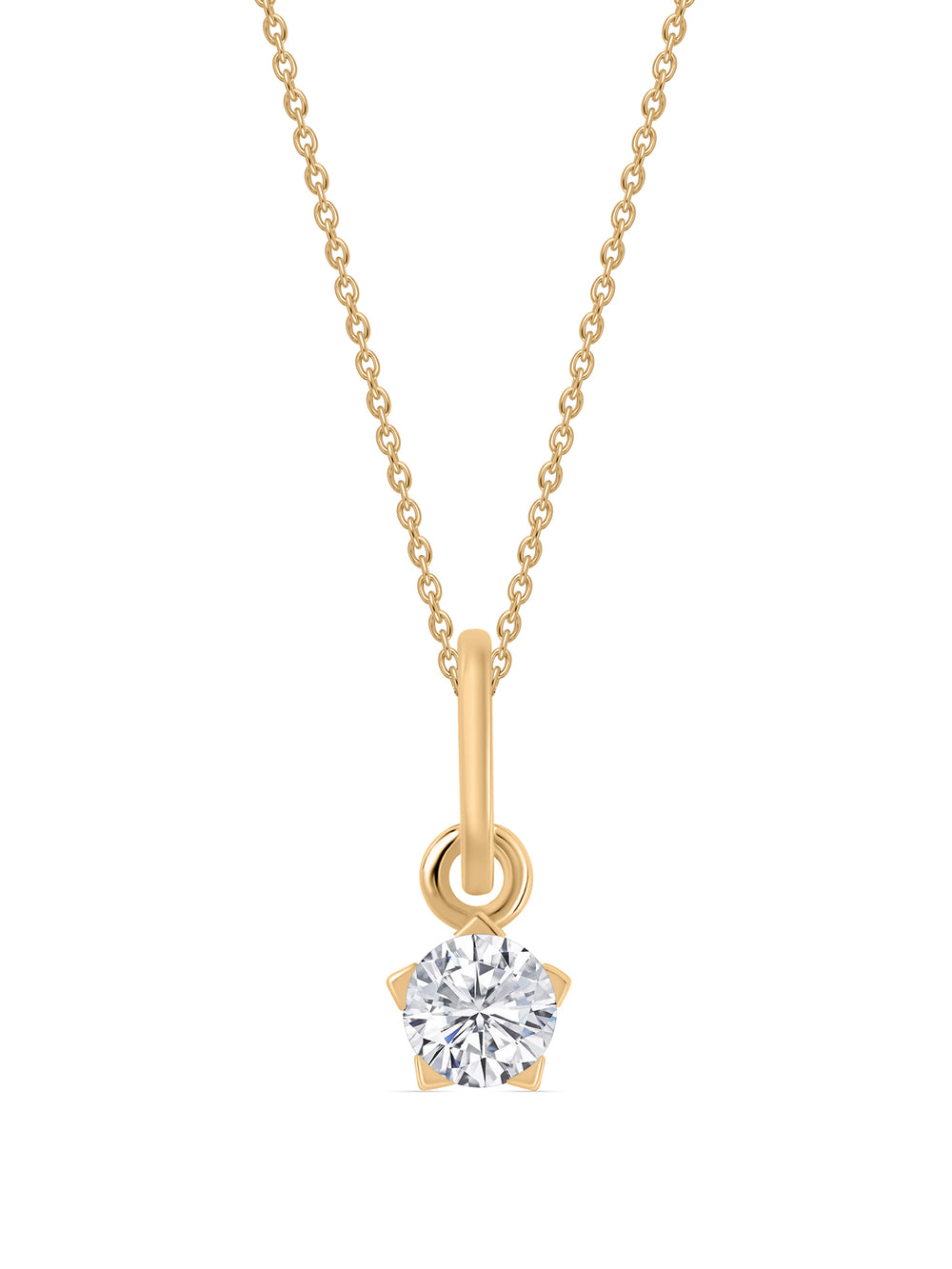 Shop 925 Solitaire Pendant at Online | Solitaire Necklaces – Ornate Jewels